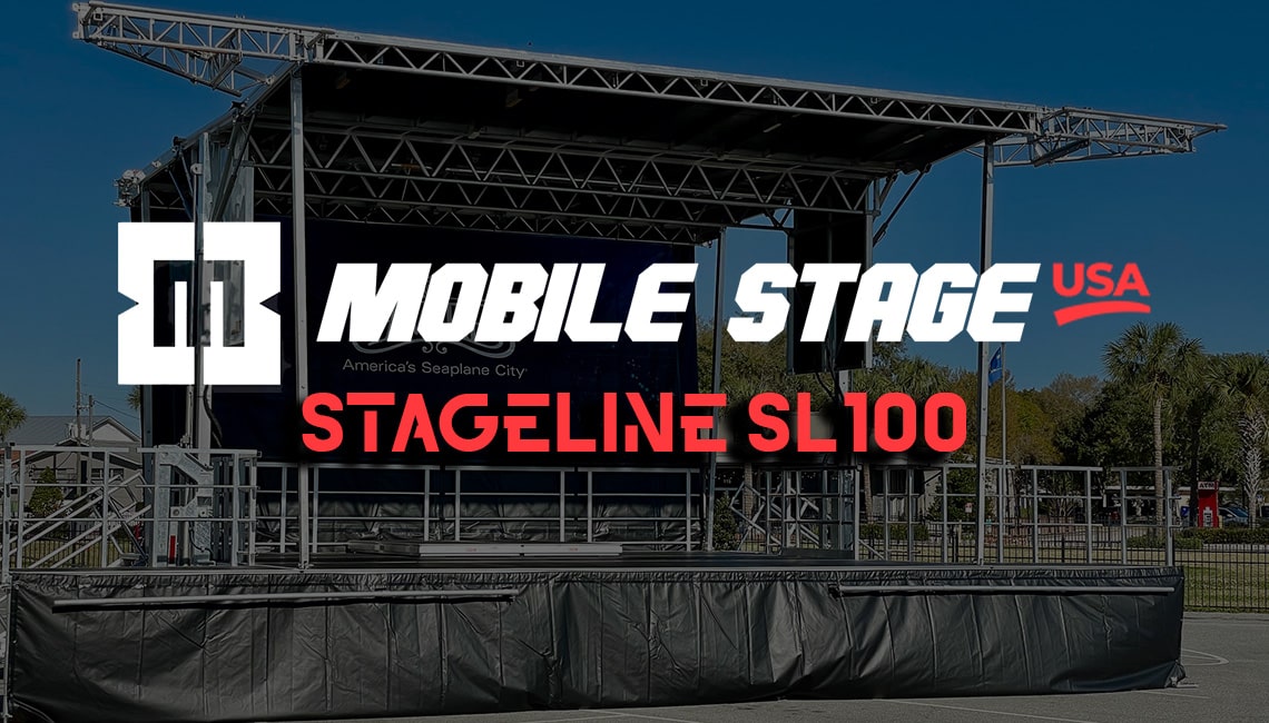 Stageline SL100 Mobile Stage Rental